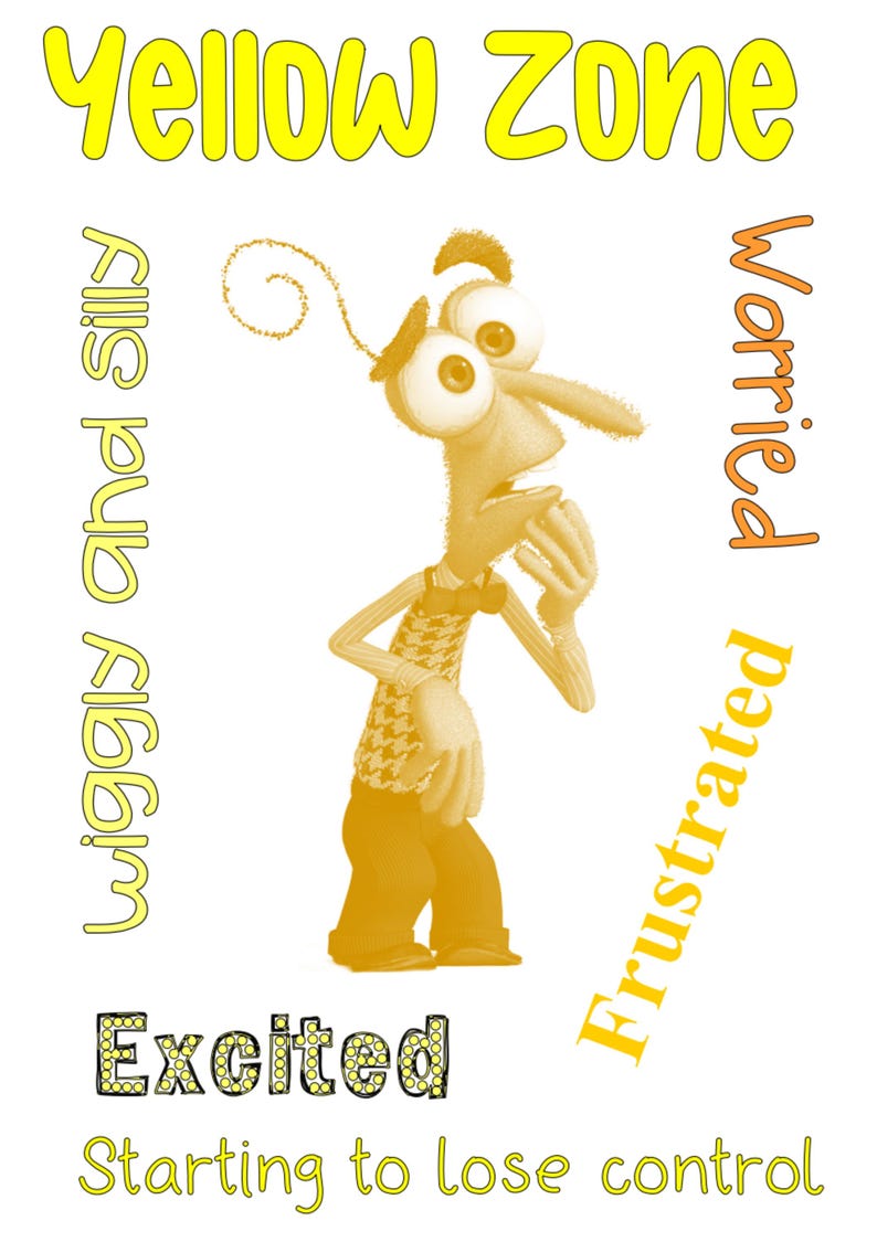 Teaching Zones Inside Out Posters - Etsy