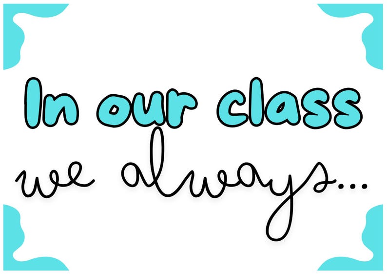 Classroom Rules - Expectations - Book Character Theme - Etsy
