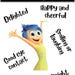 Inside Out Movies Identifying and Coping With Emotions Poster BUNDLE - Etsy