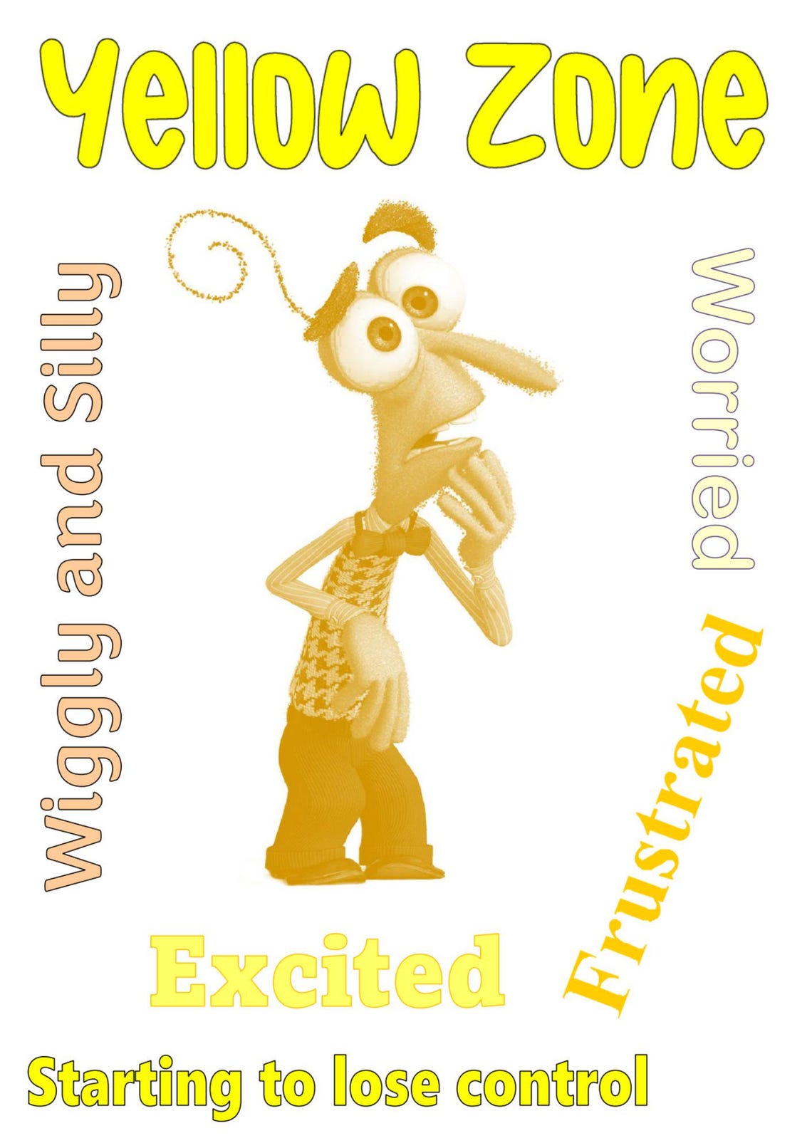 Zones Posters - Easy-read Fonts - Etsy