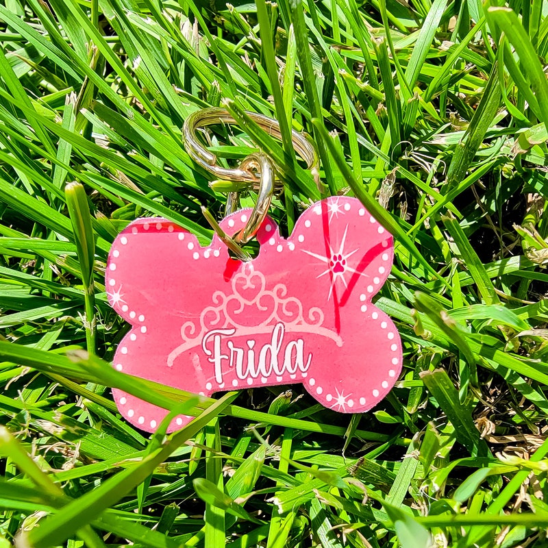 Princess Dog Tag - Etsy