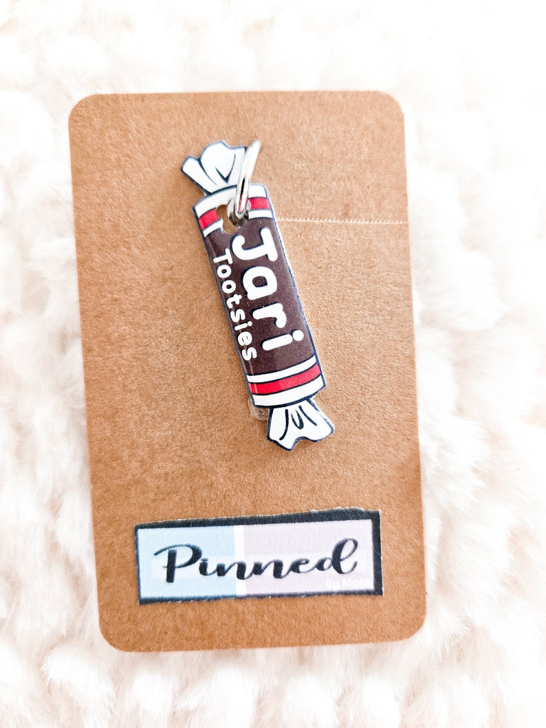 Tootsie Roll Themed Dog Tag - Etsy