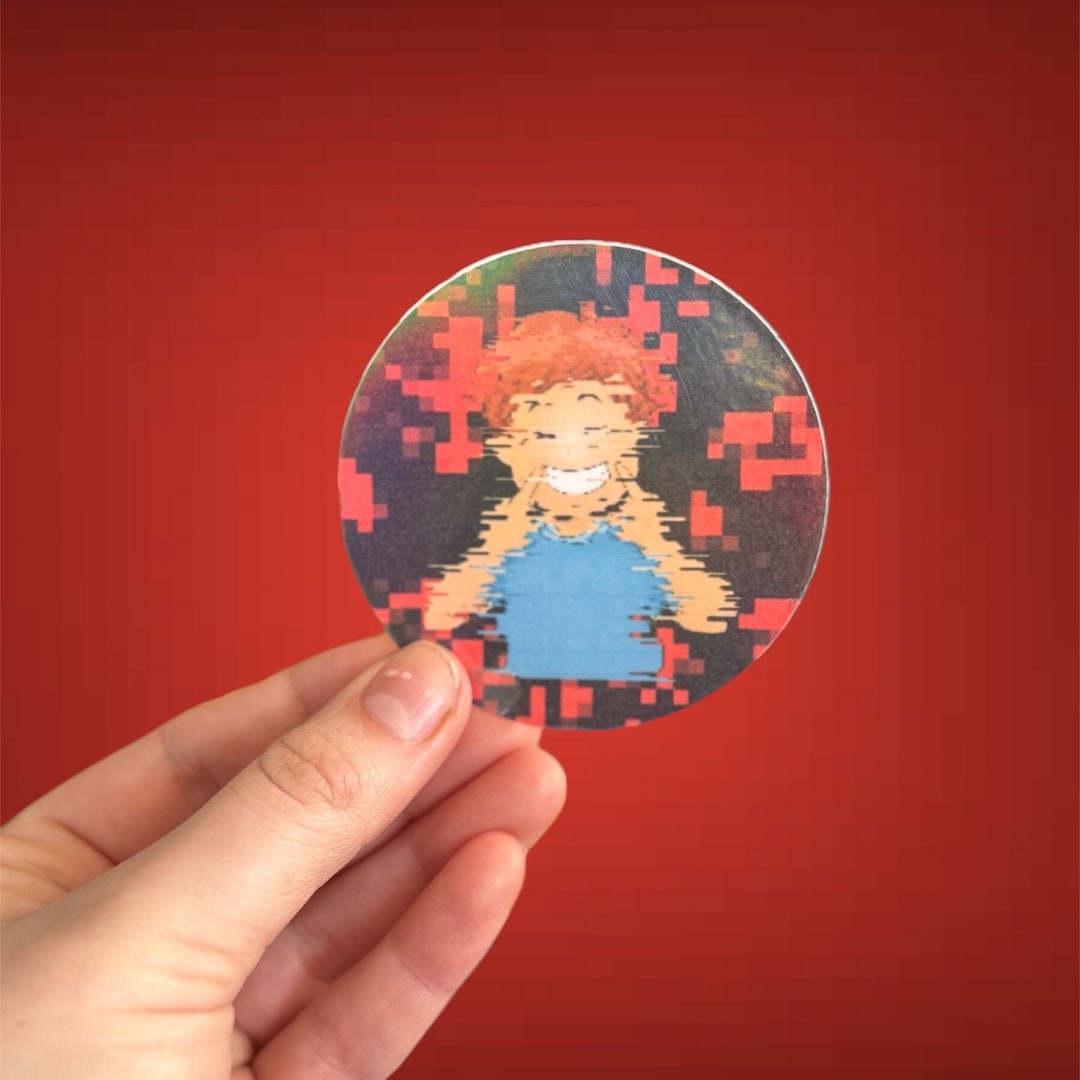 Trippy Boy Holographic Vinyl Sticker - Etsy UK