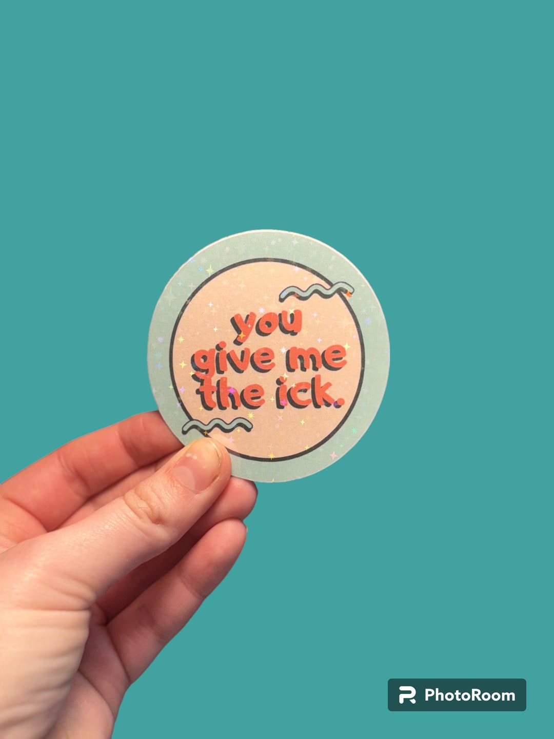 You Give Me the Ick Vinyl Sticker - Etsy