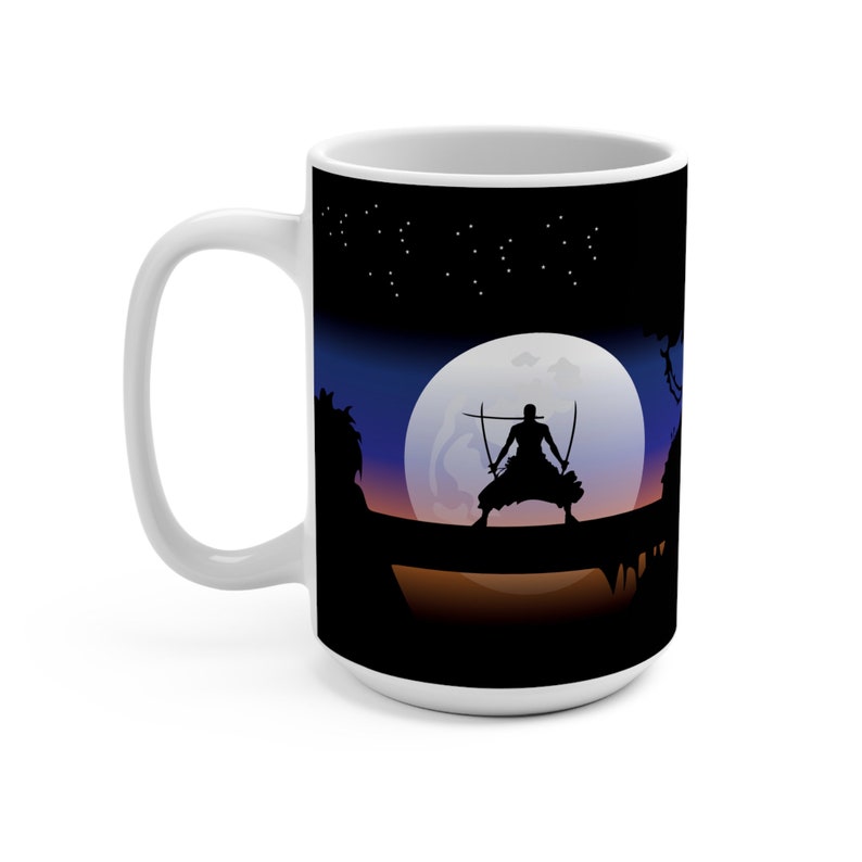Cool One Piece Roronoa Zoro Strawhat Anime Coffee Mug Gift Idea for Him ...