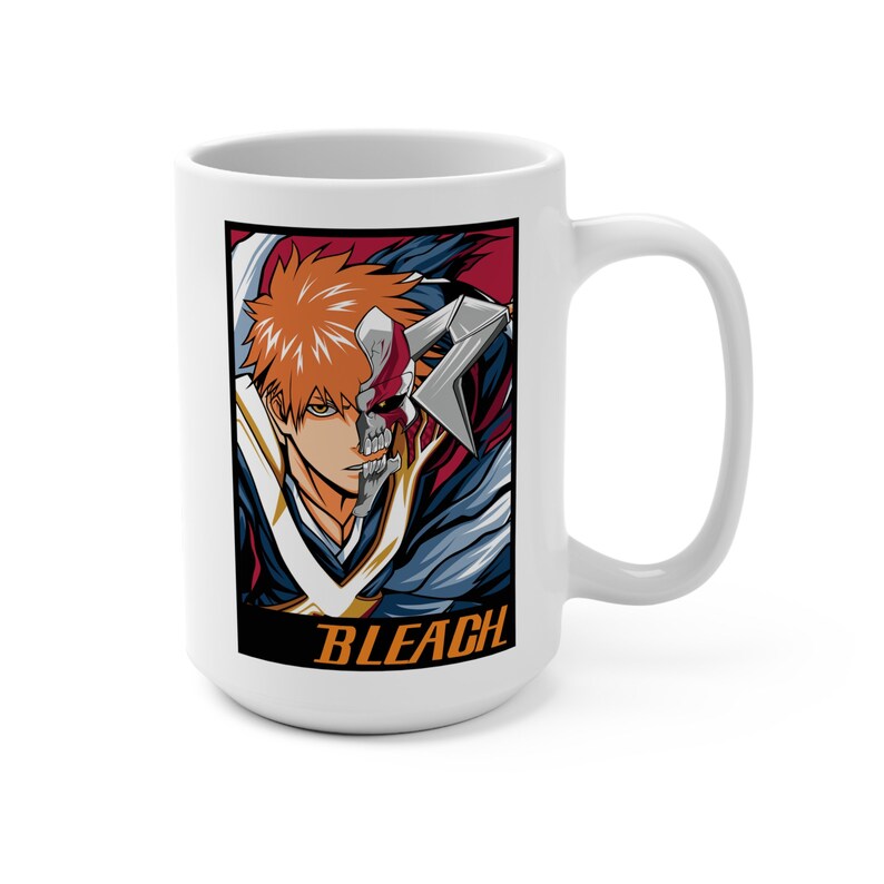 Cool Bleach Anime Ichigo Kurosaki Bankai Coffee Mug Gift for Him, Soul ...