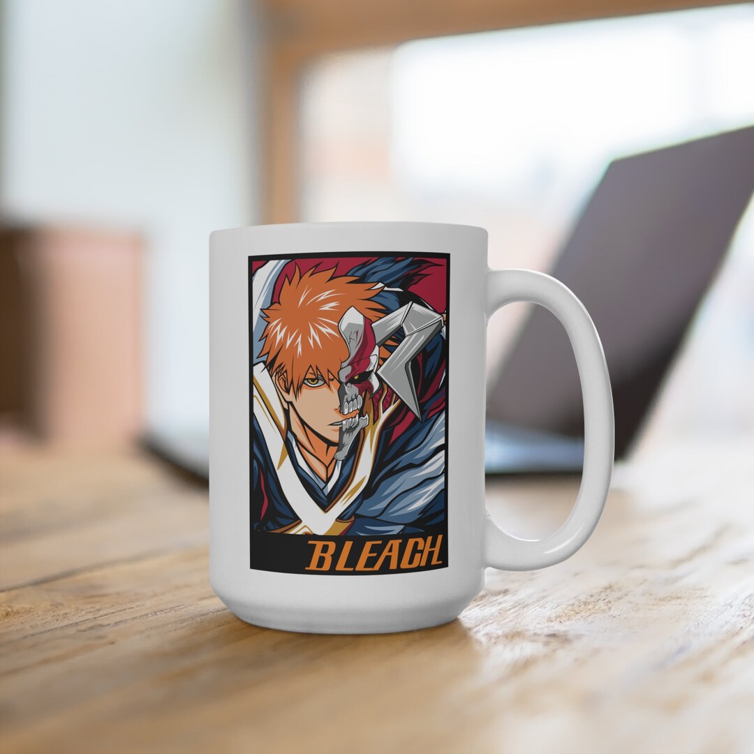 Cool Bleach Anime Ichigo Kurosaki Bankai Coffee Mug Gift for Him, Soul ...