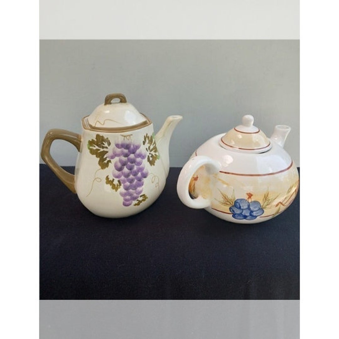 Vintage Teapots, Good Condition, Bundle of TWO, Vintage Ceramic Teapots ...