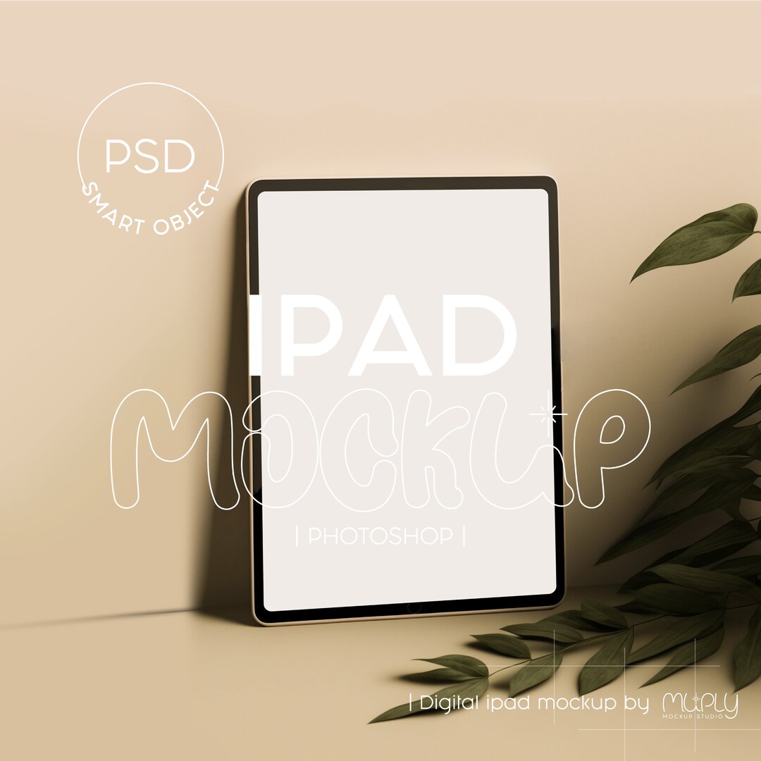 IPad Mockup Vertical iPad Mockup PSD Minimalist iPad Mockup iPad in a ...