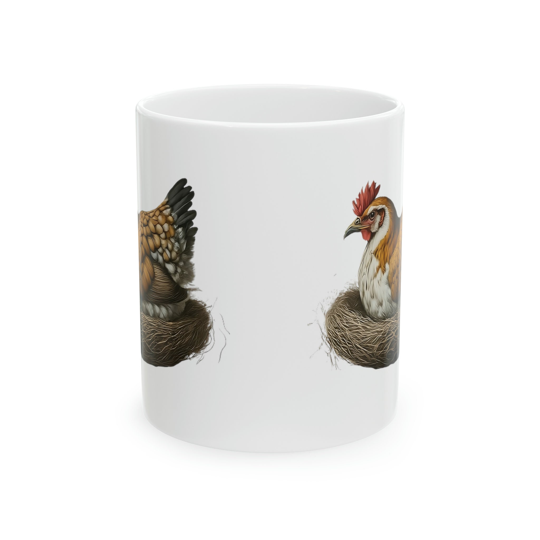Chicken Mug Hen Mug Rooster Mug Bird Mug Fowl Mug Poultry Mug Ceramic ...