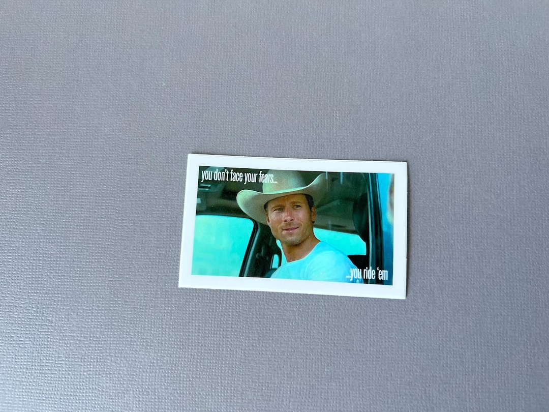 Glen Powell, Twisters Movie Sticker, If You Feel It Chase It, You Don’t ...