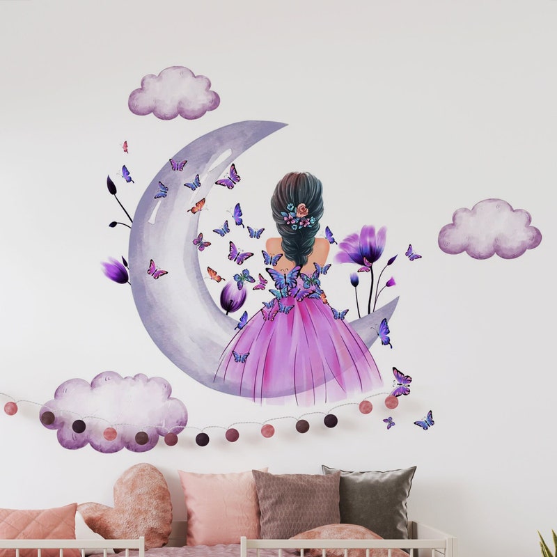 Girl Wall Decals - Etsy