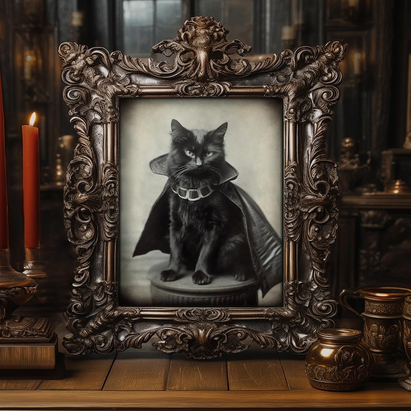 Vampire Cat - Etsy