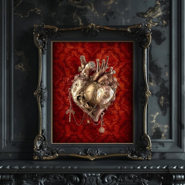 Clockwork Heart - Etsy
