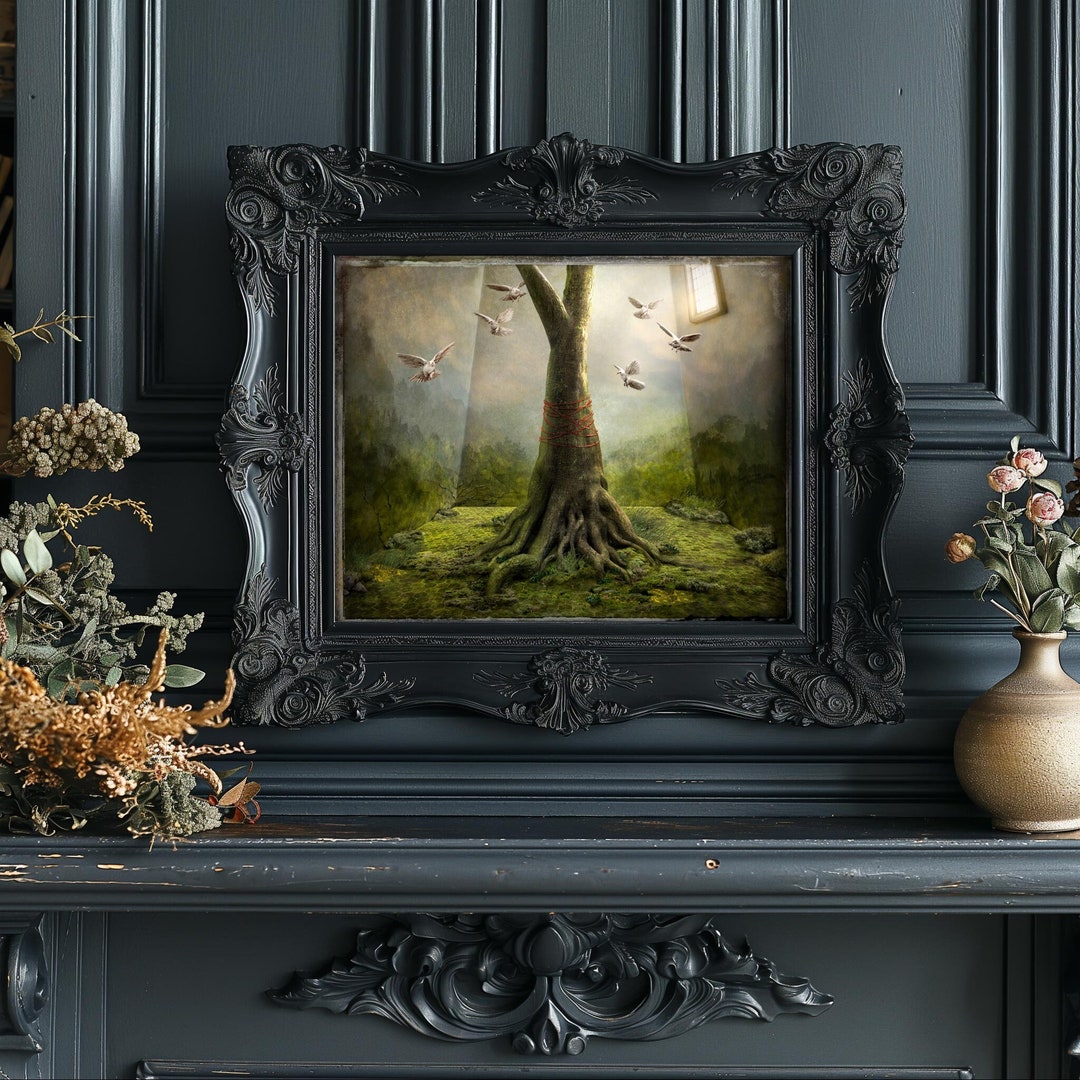 The Council Pop-surreal Print Gothic Home Decor Dark Academia Art - Etsy