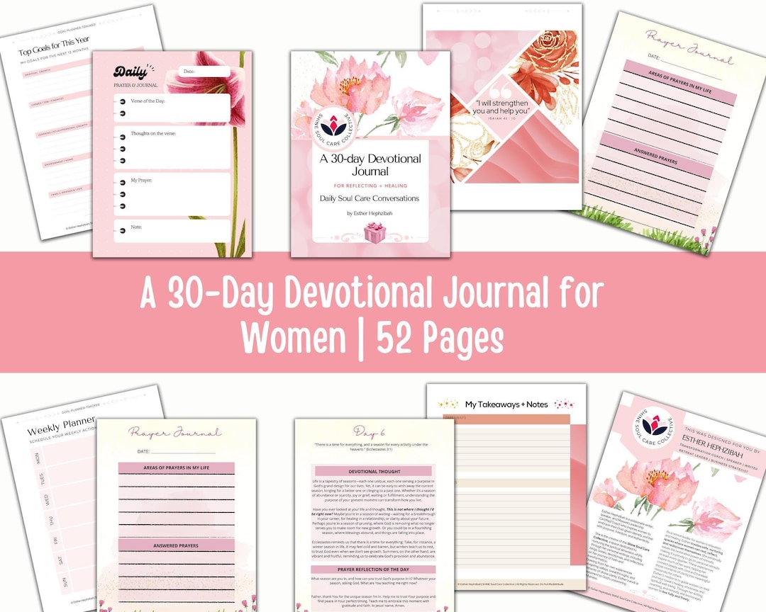 Bible Study Printable Devotional for Women| Bible Journal | Christian ...