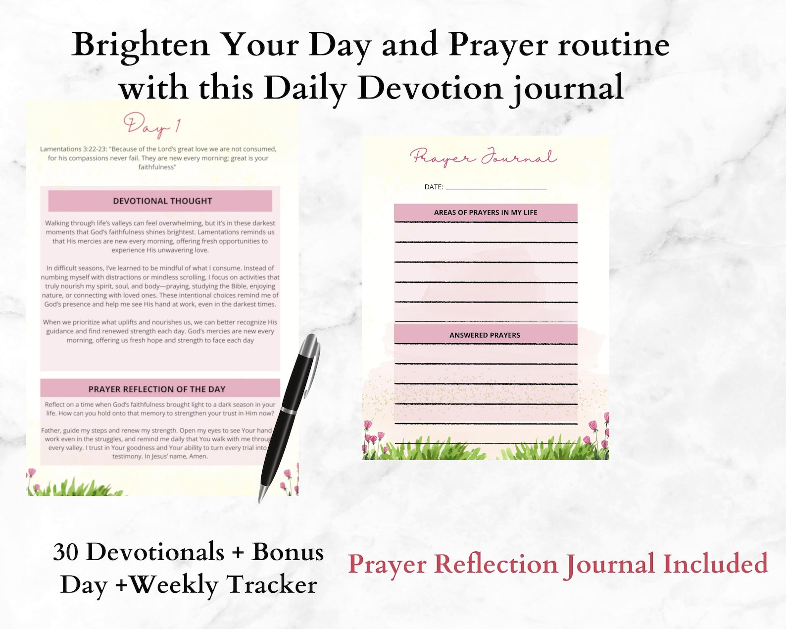 Bible Study Printable Devotional for Women| Bible Journal | Christian ...