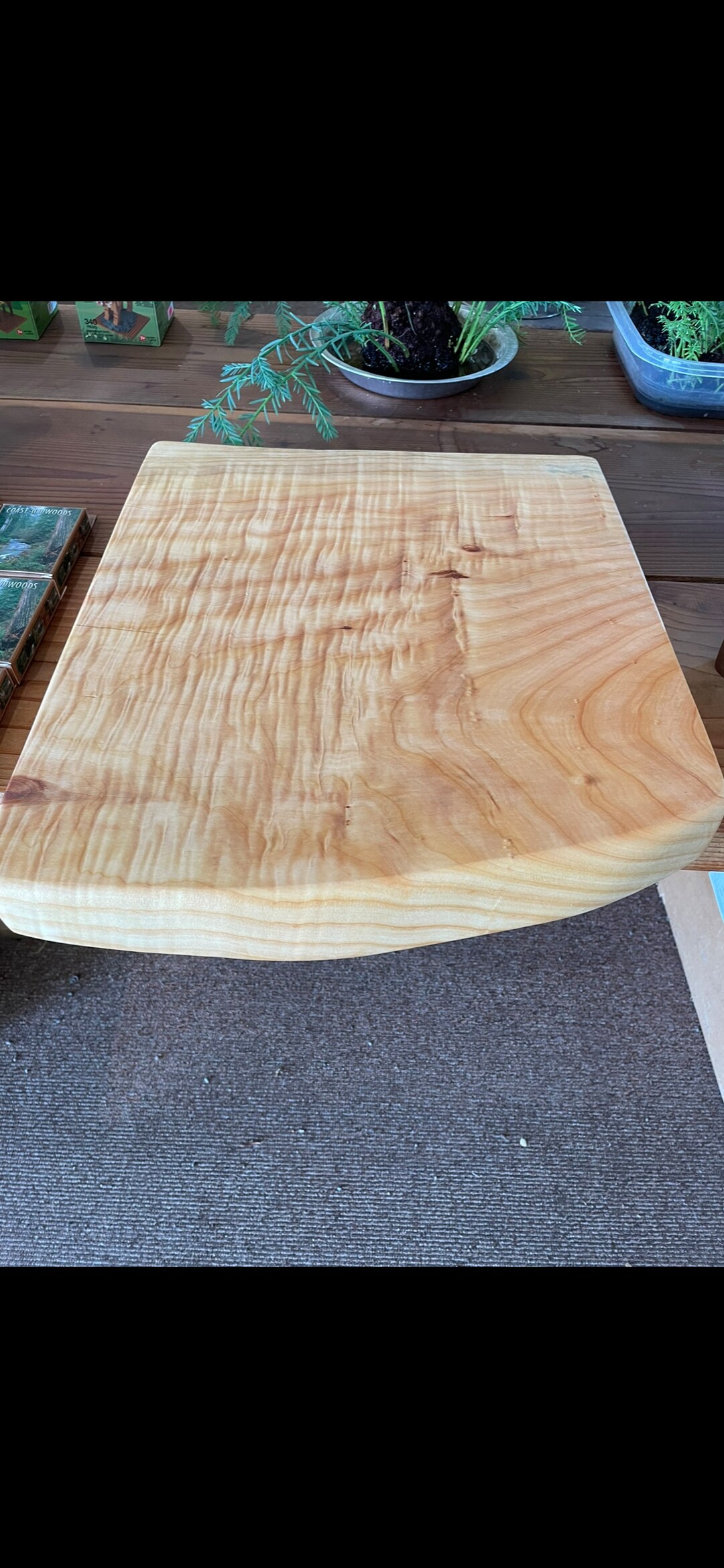 Monterey Cypress Custom Curly Butcher Block - Etsy