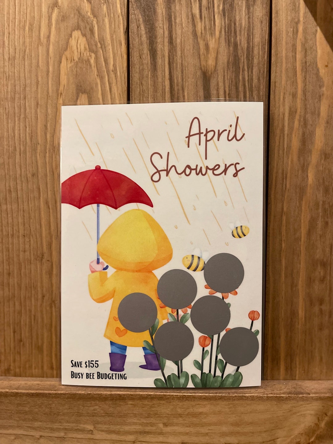April Showers, Brings May Flowers Saving Challenge - Etsy