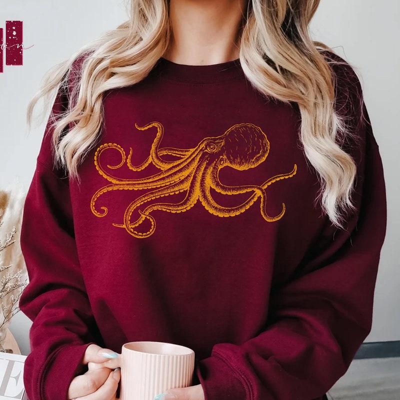 Octopus Sweater - Etsy