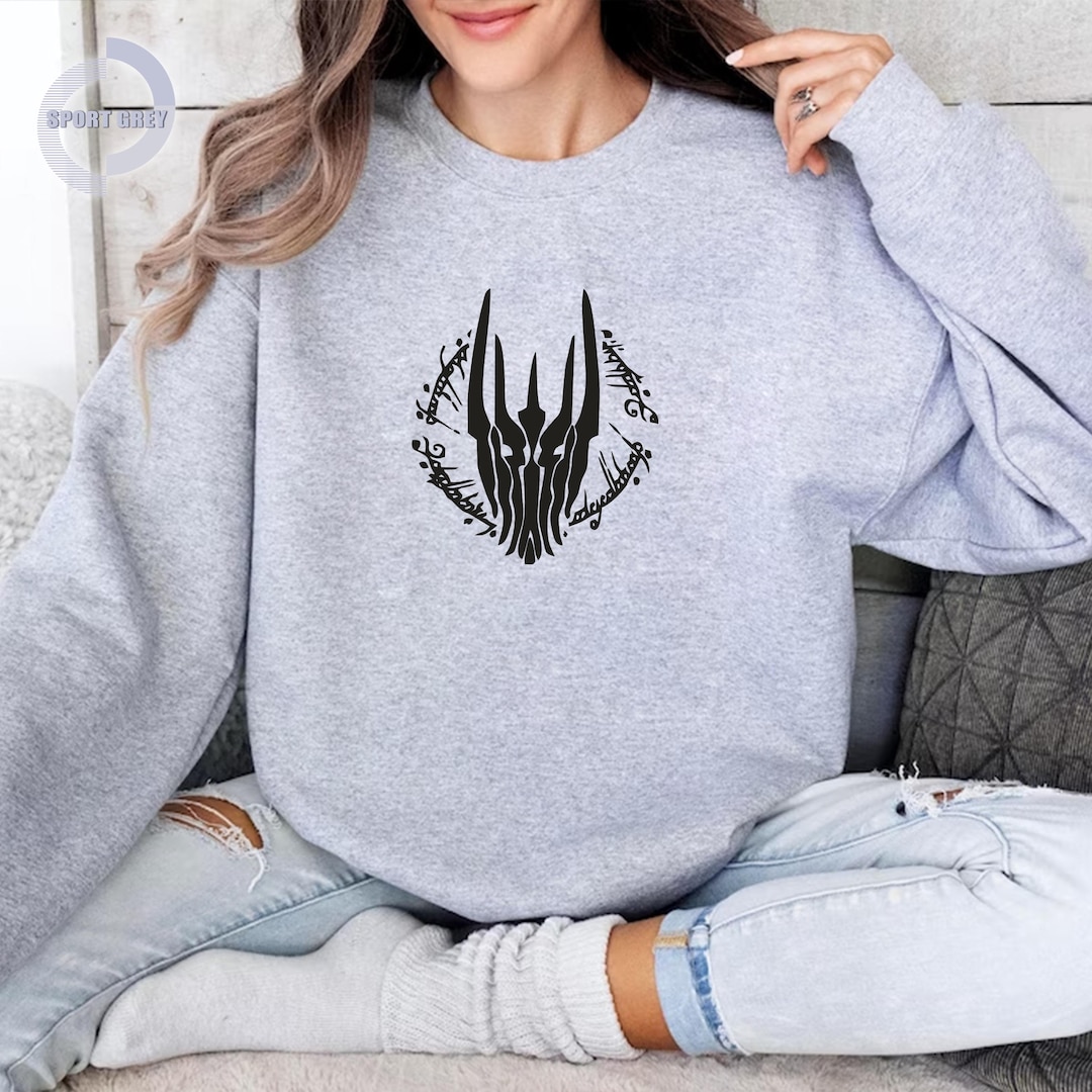 Lord of the Rings Sauron Symbol Sweatshirt, Lord of the Rings ...