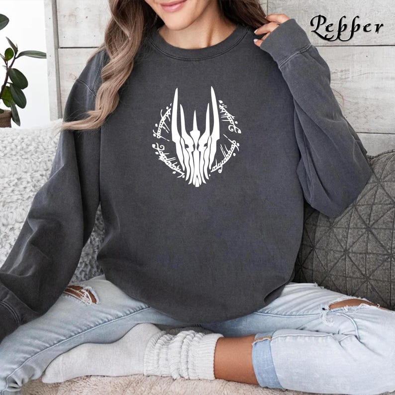 Lord of the Rings Sauron Symbol Sweatshirt, Lord of the Rings ...