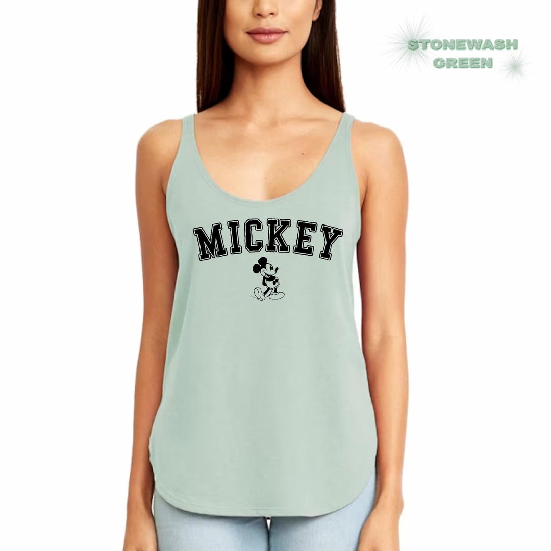 Disney Classic Mickey Mouse Pose Tank Top, Mickey Tank Top, Disneyland ...