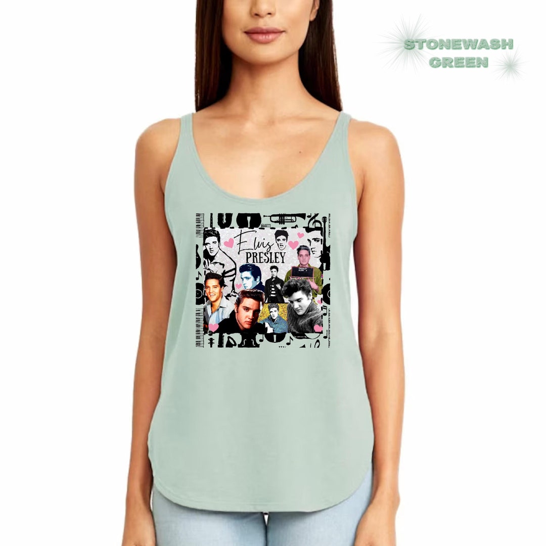 Elvis Presley Tank Top, Elvis Presley Gift, Elvis Presley Merch, Gift ...