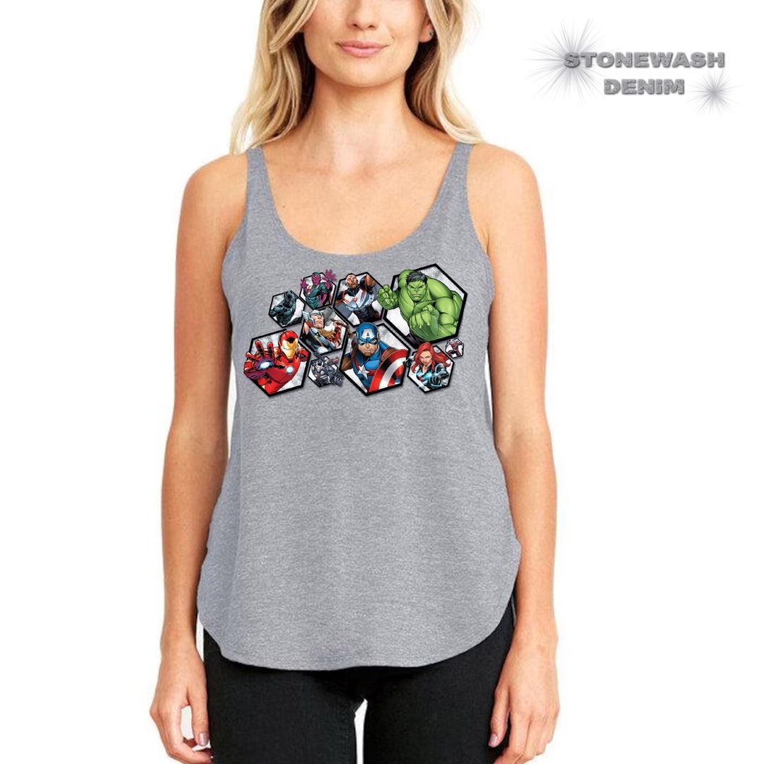 Avengers the Eras Tour Tank Top, Super Hero Tank Top, Avengers Heroes ...