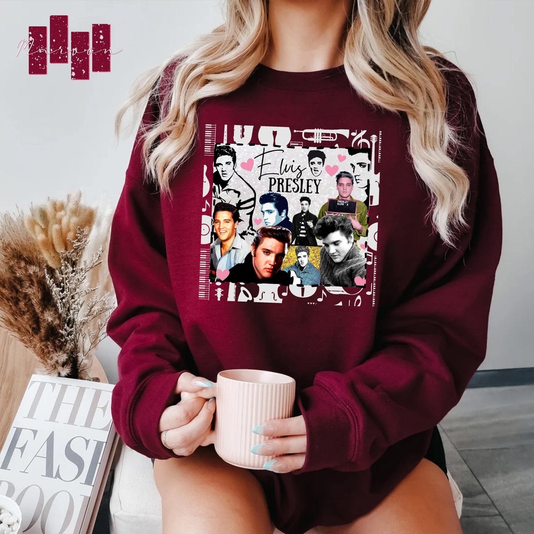 Elvis Presley Sweatshirt, Elvis Presley Gift, Elvis Presley Merch, Gift ...