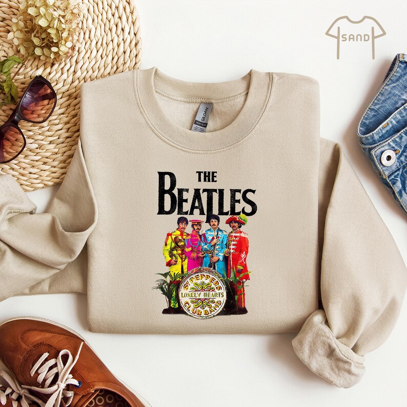 The Beatles Sweatshirt, the Beatles 70s Sweater, Beatles Gifts, Rock ...