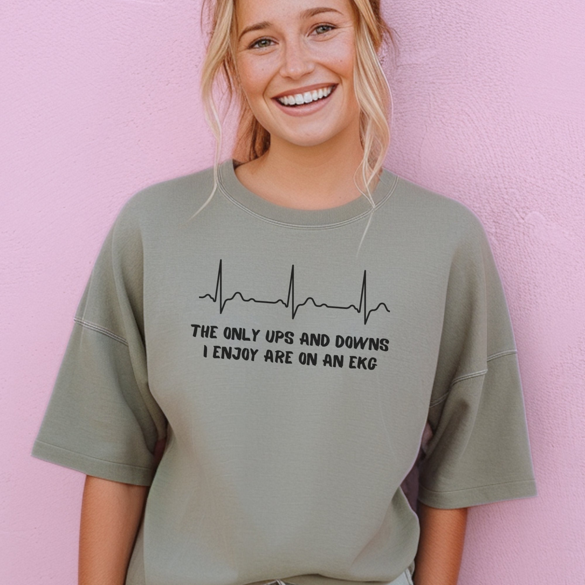 Cardiac ICU Nurse Shirt, EKG Heart Shirt, Funny Nursing Medical Student ...