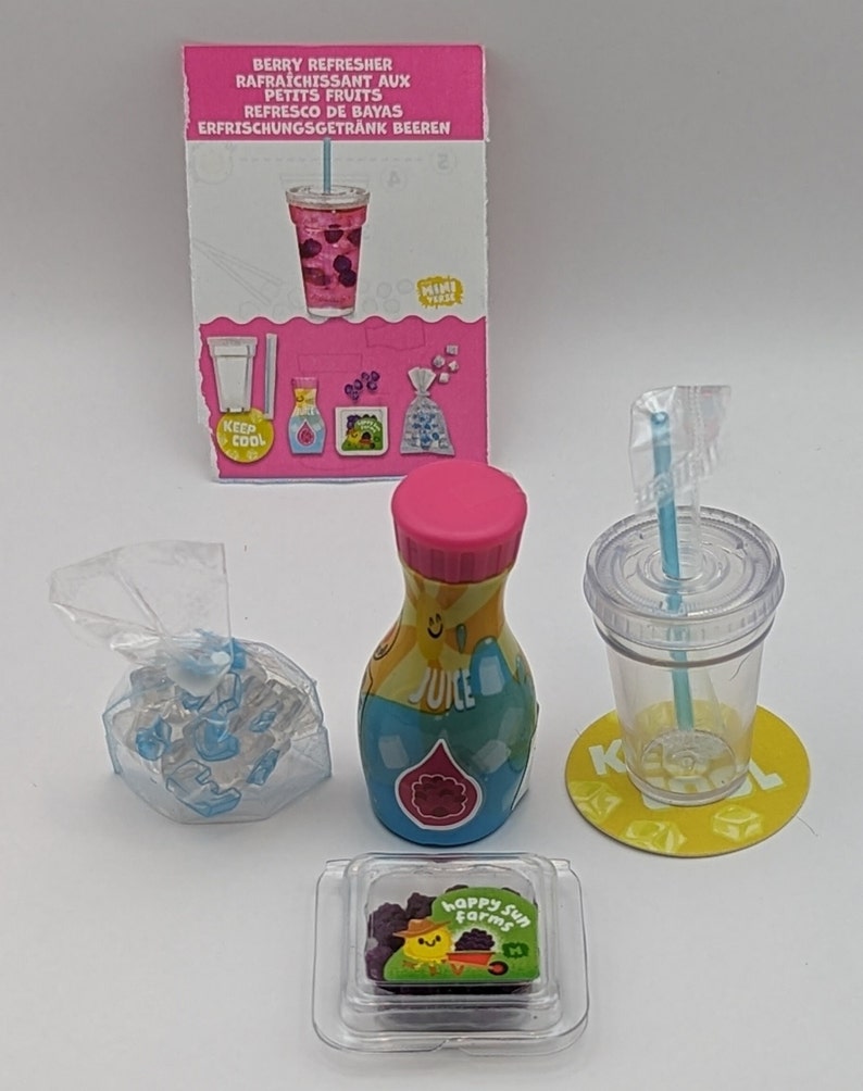 Miniverse Make It Mini Food Café Series 1 BERRY REFRESHER - Etsy
