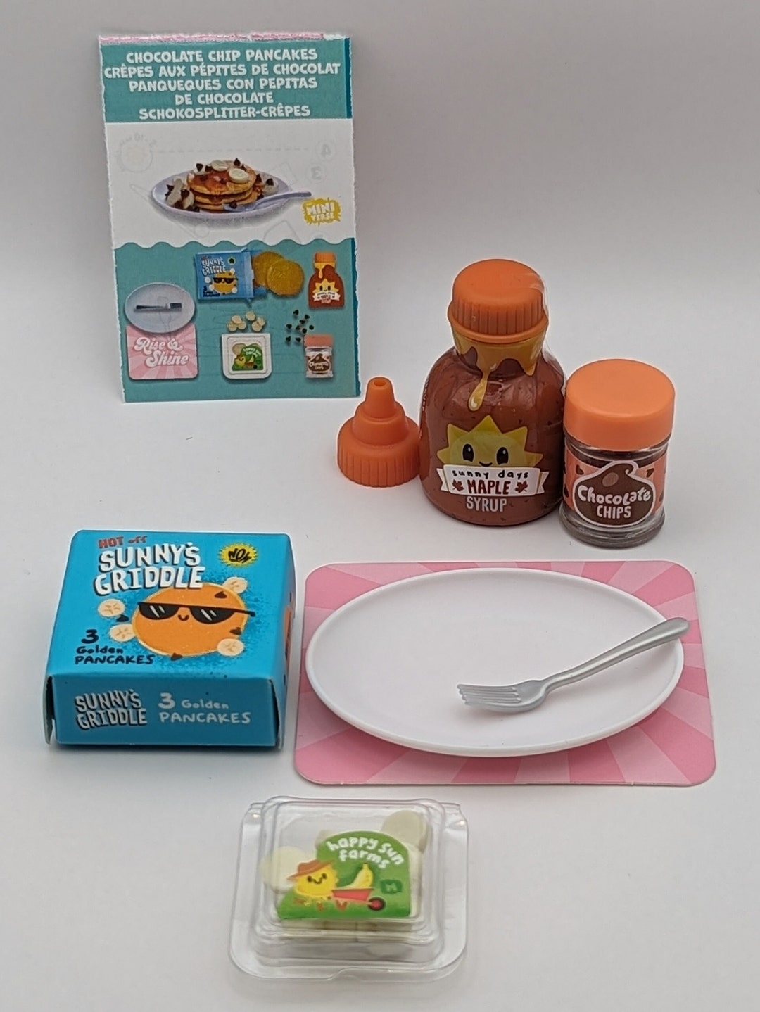 Miniverse Make It Mini Food Diner Series 1 - CHOCOLATE CHIP PANCAKES - Etsy