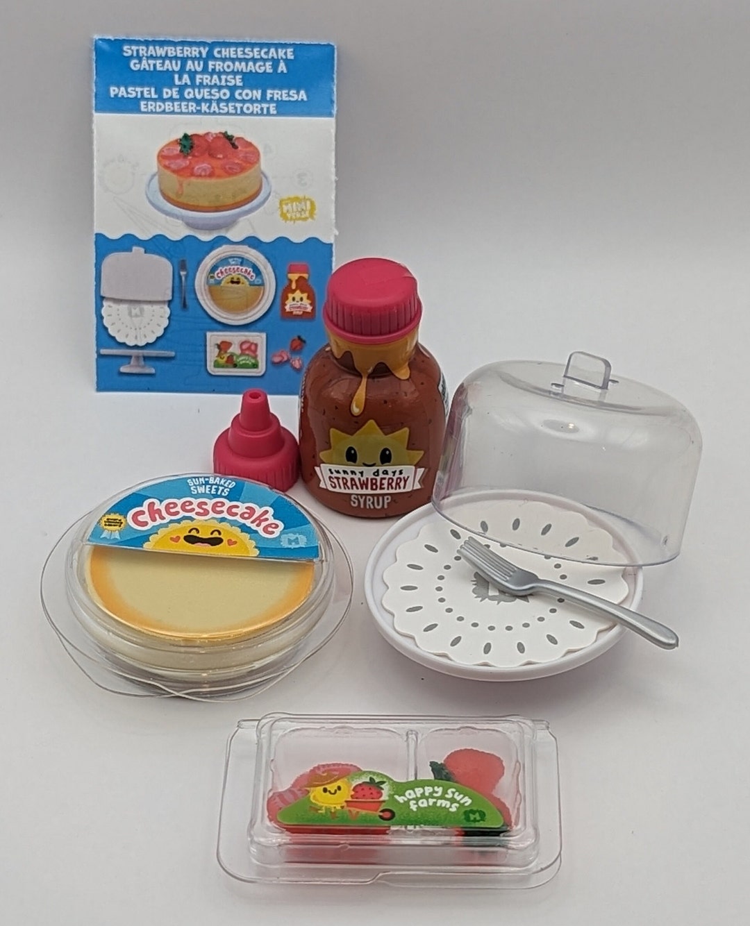Miniverse Make It Mini Food Diner Series 1 STRAWBERRY CHEESECAKE - Etsy