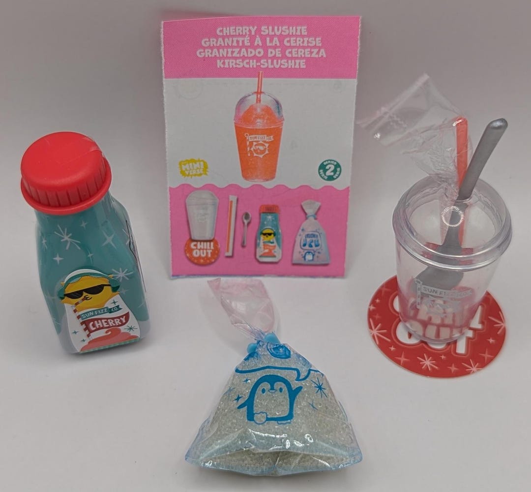 Miniverse Make It Mini Food Café Series 2, Wave 1 - CHERRY SLUSHIE - Etsy