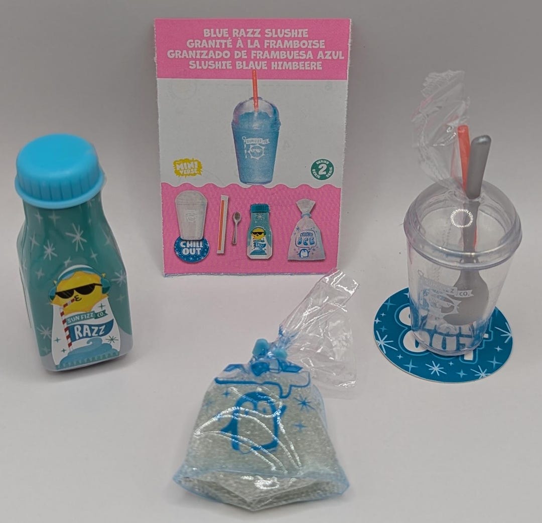 Miniverse Make It Mini Food Café Series 2, Wave 2 - BLUE RAZZ SLUSHIE ...