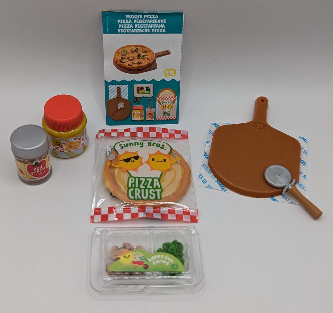 Miniverse Make It Mini Food Diner Series 2, Wave 1 - VEGGIE PIZZA - Etsy