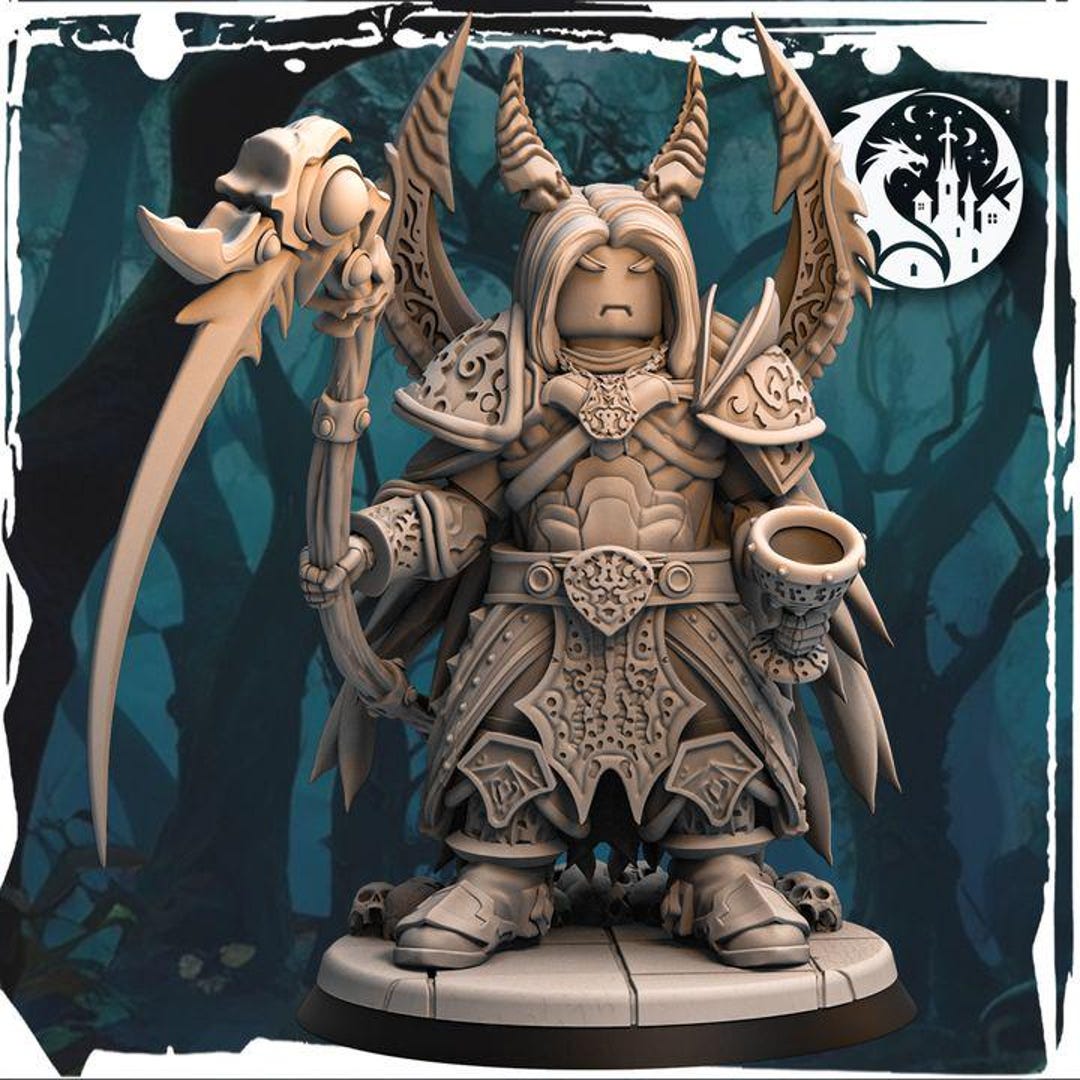 FOMORIAN LORD Miniature Wargame, Roleplaying Game, 3D Printing, King ...