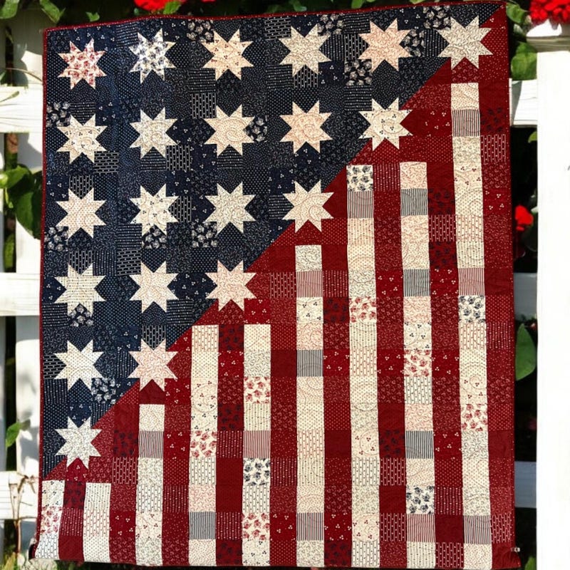 Flag Quilt - Etsy