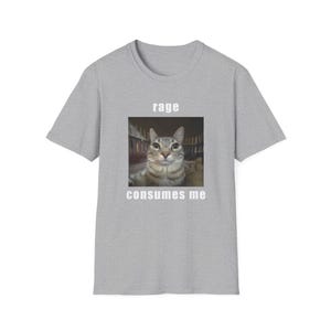Rage Consumes Me Cat Meme Shirt, Rage is Consuming Me Cat Tshirt, Funny ...