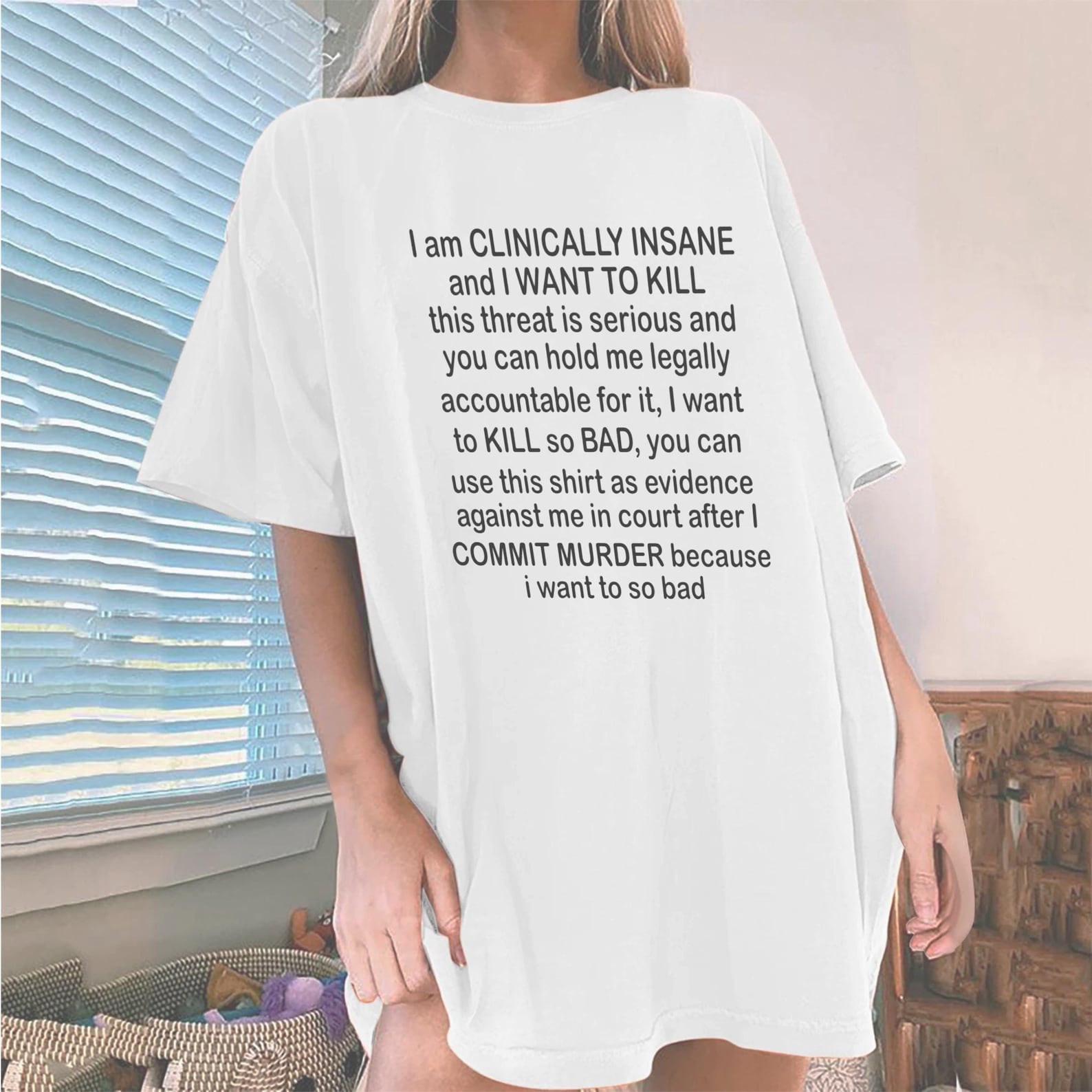I Am Clinically Insane Shirt, Meme Shirt, Funny Y2k Shirt, Cursed Shirt ...