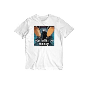 Today I Will Eat Two Corndogs Meme T-shirt, Meme Shirt, Corndog Meme Tshirt, Grimreaper Corndog ...
