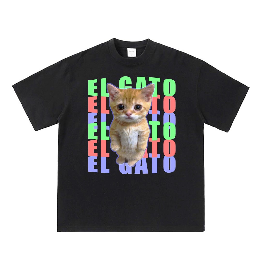 El Gato Meme Shirt, Funny Cat Meme Tshirt, Funny El Gato Meme Graphic ...