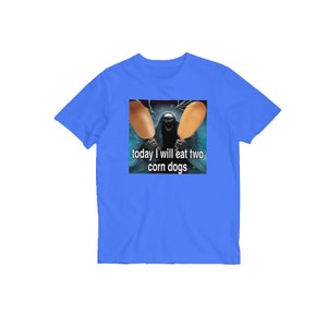 Today I Will Eat Two Corndogs Meme T-shirt, Meme Shirt, Corndog Meme Tshirt, Grimreaper Corndog ...