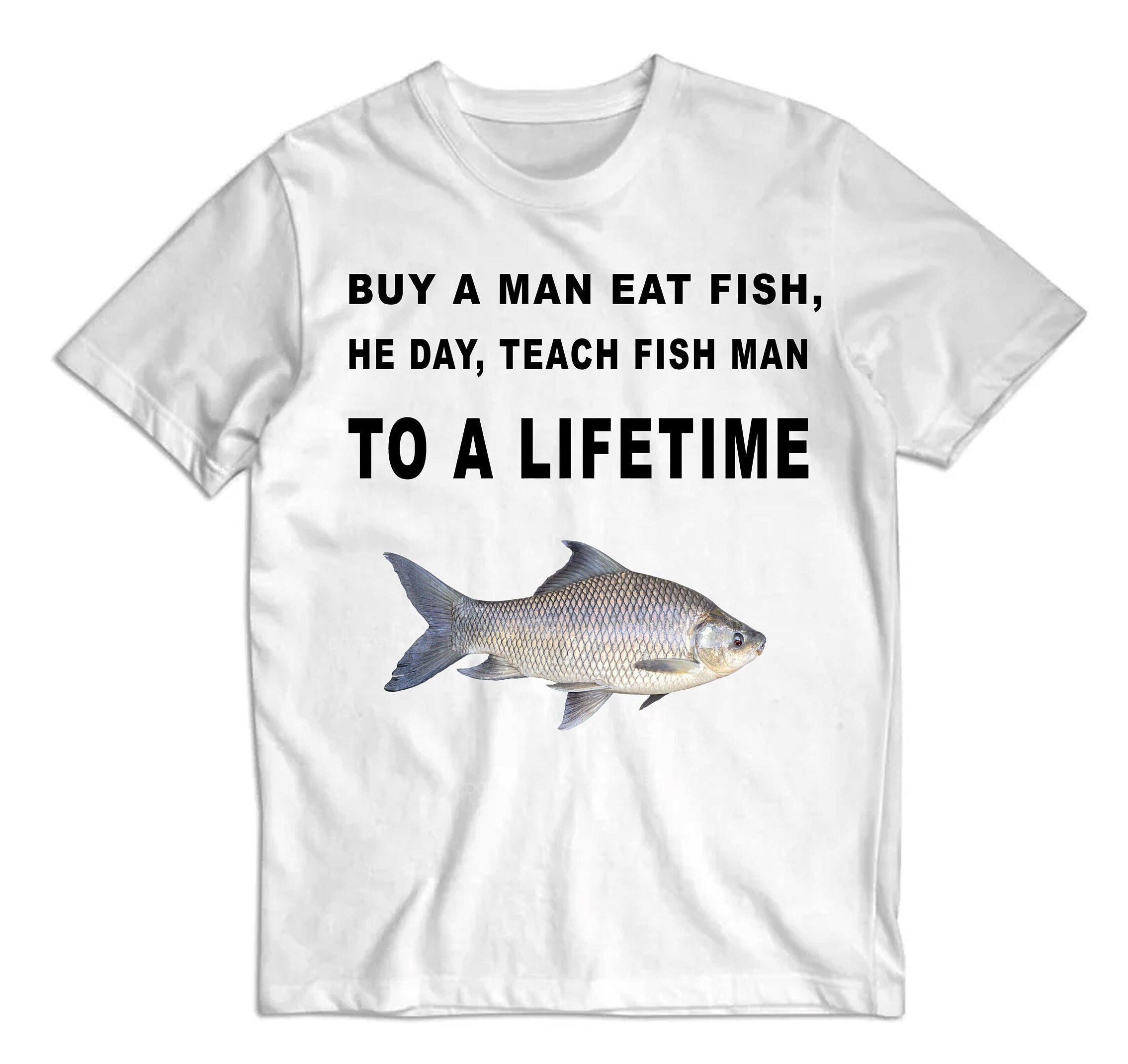 Meme Shirt, Funny Ironic Fishing Shirt, Fishing Meme T-shirt, Buy a Man ...