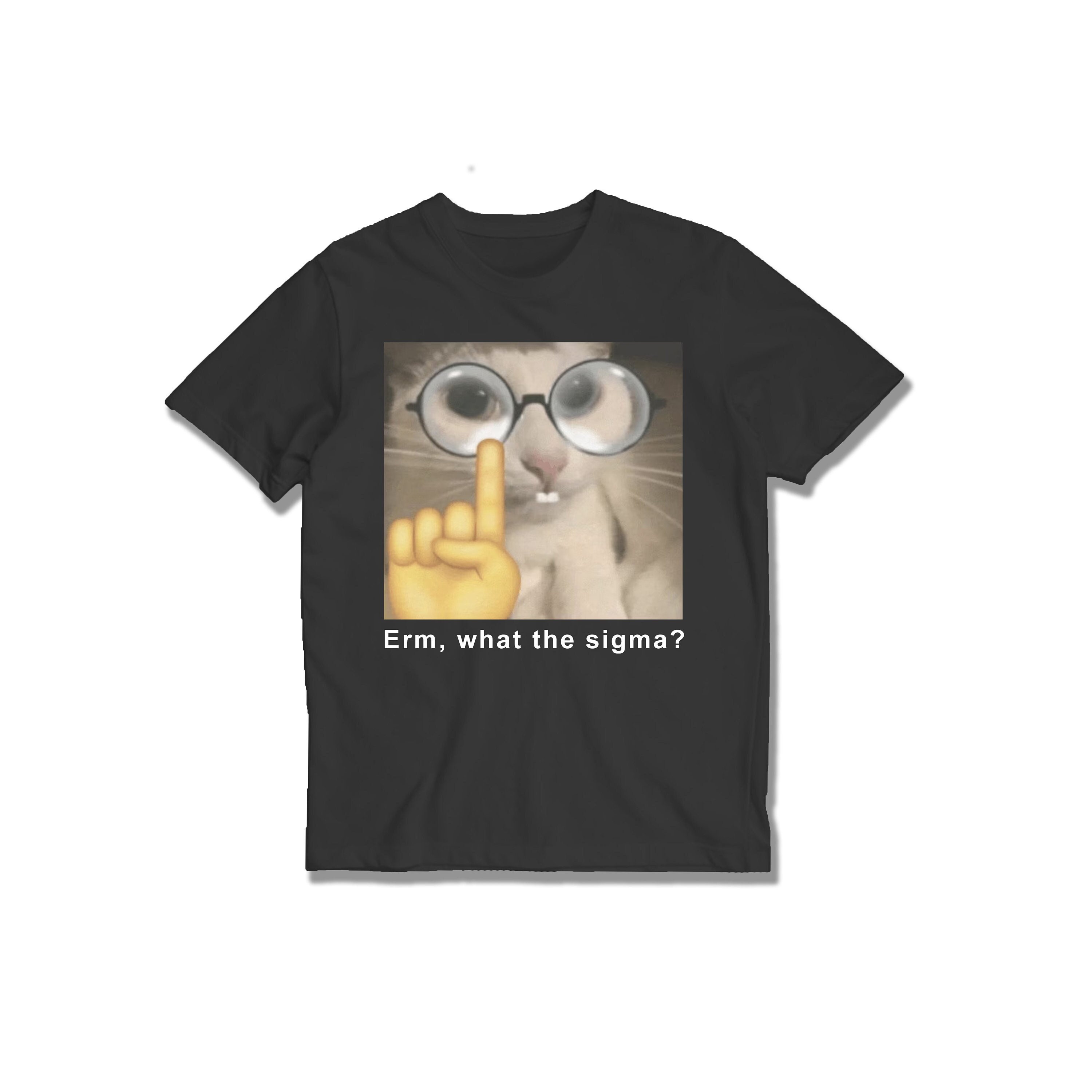 Erm What the Sigma Meme Shirt, Cat Meme Shirts, Erm What the Sigma Cat ...
