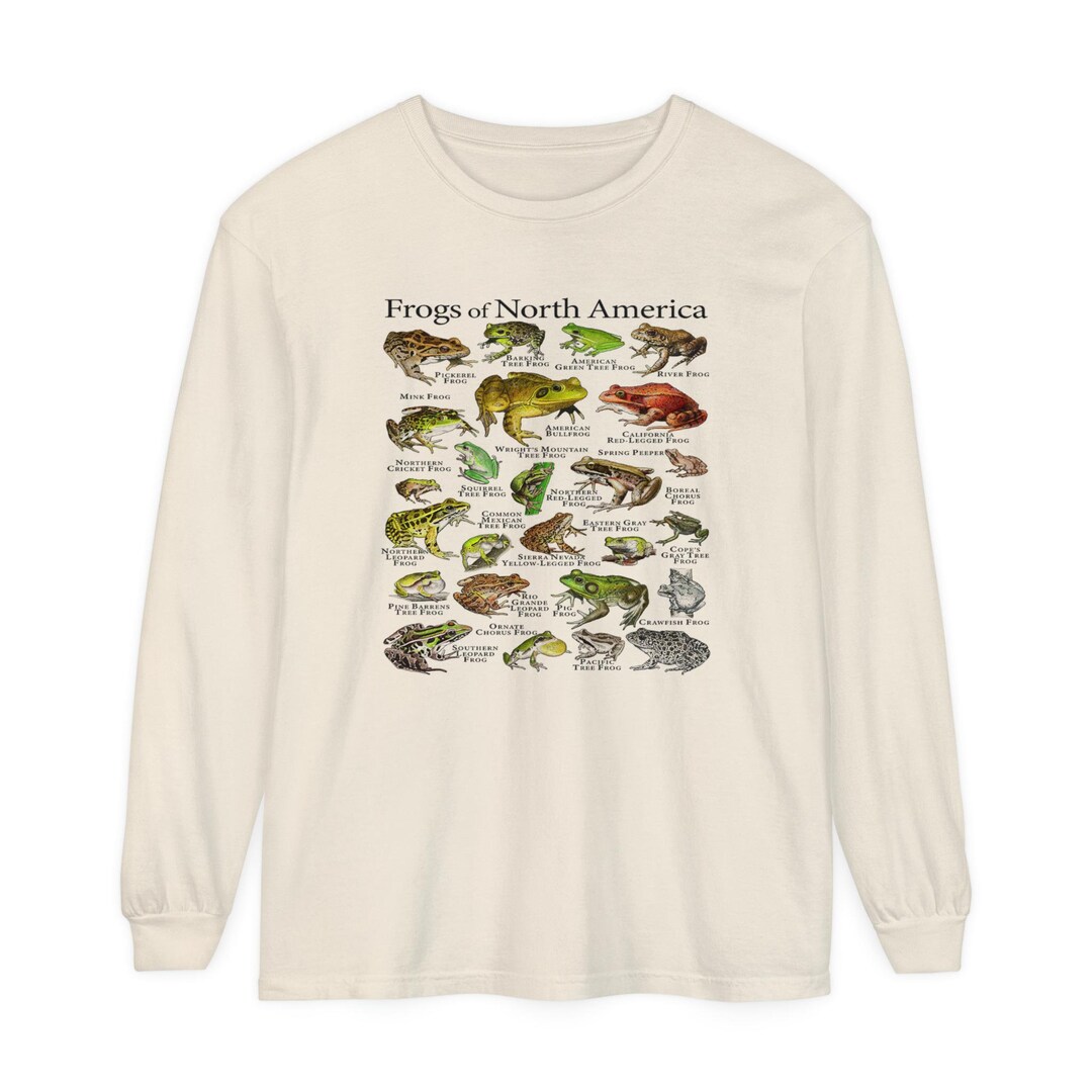 Ultimate Frog Guide Long Sleeve Shirt, Frogs of North America Tshirt ...