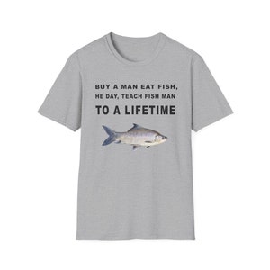 Meme Shirt, Funny Ironic Fishing Shirt, Fishing Meme T-shirt, Buy a Man ...