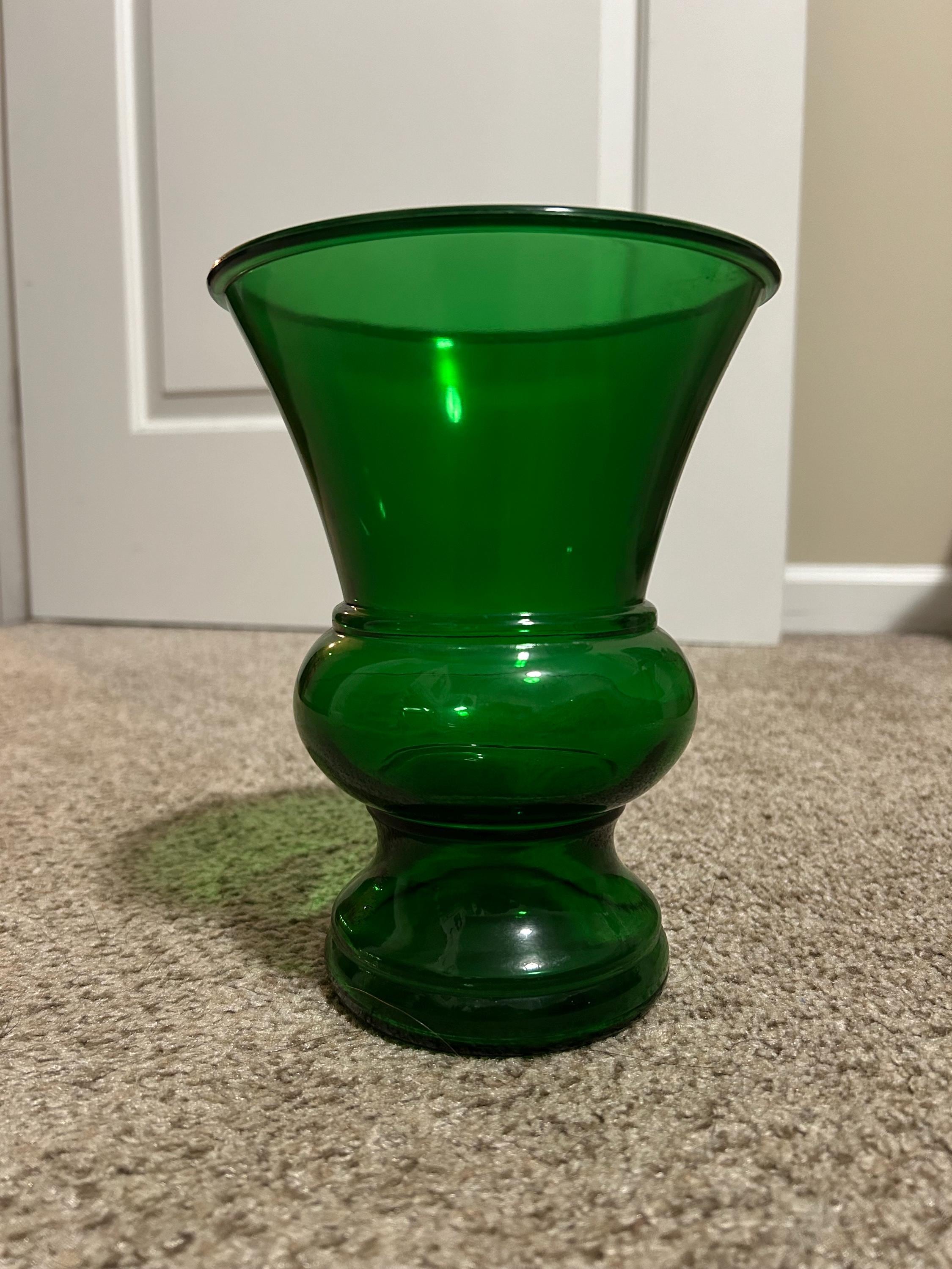Vintage Emerald Green NAPCO Vase - Etsy